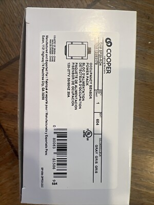 LOT OF 9 - Eaton Cooper SP20-RD4 Occupancy Sensor Switch Pack Power 120 ...