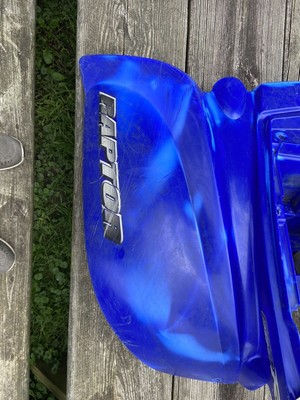 2001-2005 Yamaha Raptor 660 Rear Fenders Plastic | Blue | ABS | Right