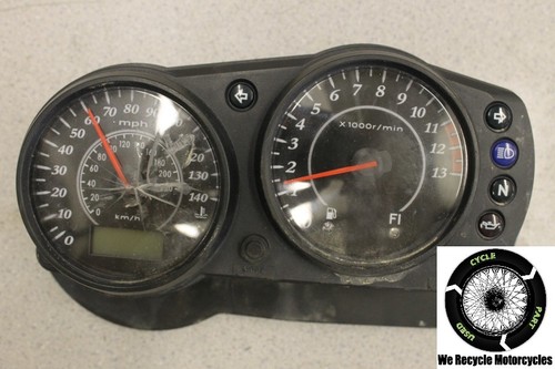 2008 KAWASAKI NINJA EX 650 SPEEDOMETER GAUGES CLUSTER W/ MOUNT 650R ...
