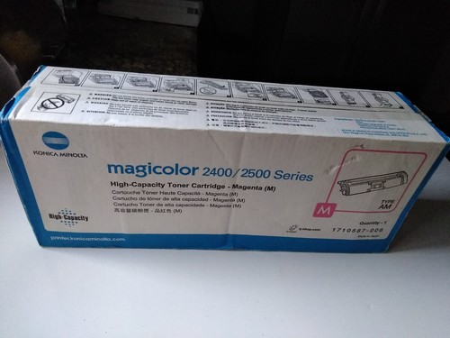 Genuine Konica Minolta 1710587-006 Magenta Toner Cartridge 2400/2500 ...