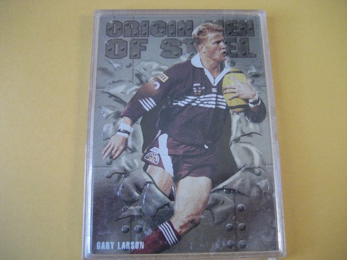 QUEENSLAND STATE OF ORIGIN FOOTY CARD 1995 GARY LARSON | eBay Australia