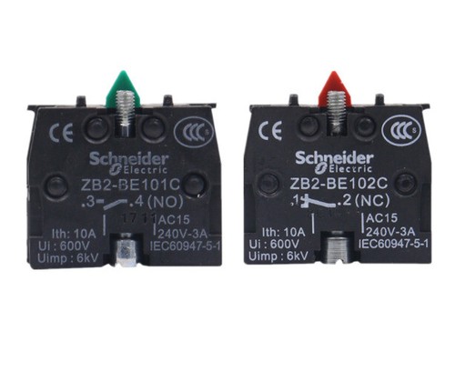 10PCS New Schneider ZB2 Series ZB2-BE102C,ZB2-BE101C Auxiliary Contacts ...