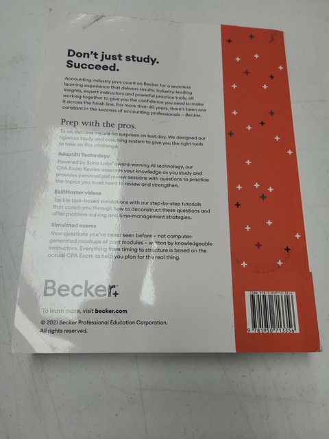 Becker Professional Education CPA Exam Review - V 4.0 Auditing Textbook ...