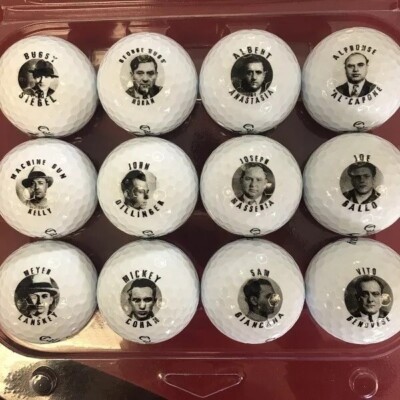 3 Dozen ( Mafia Mob Logos) Callaway Chrome Soft MINT Collectors Golf ...