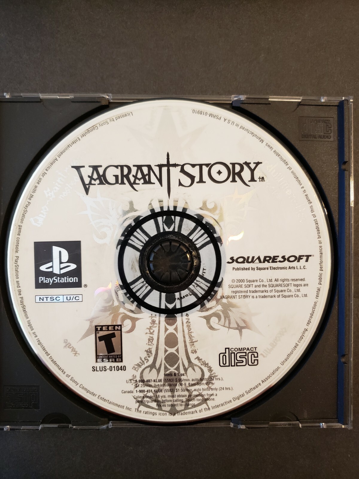 discounted clearance 2000 Vagrant Story PS Square Soft Brady Games ...