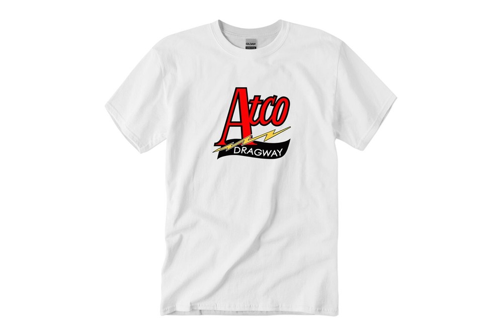 Retro Hot Rod Speed Racing Drag Race Atco Dragway NJ Tshirt Tee Adult ...