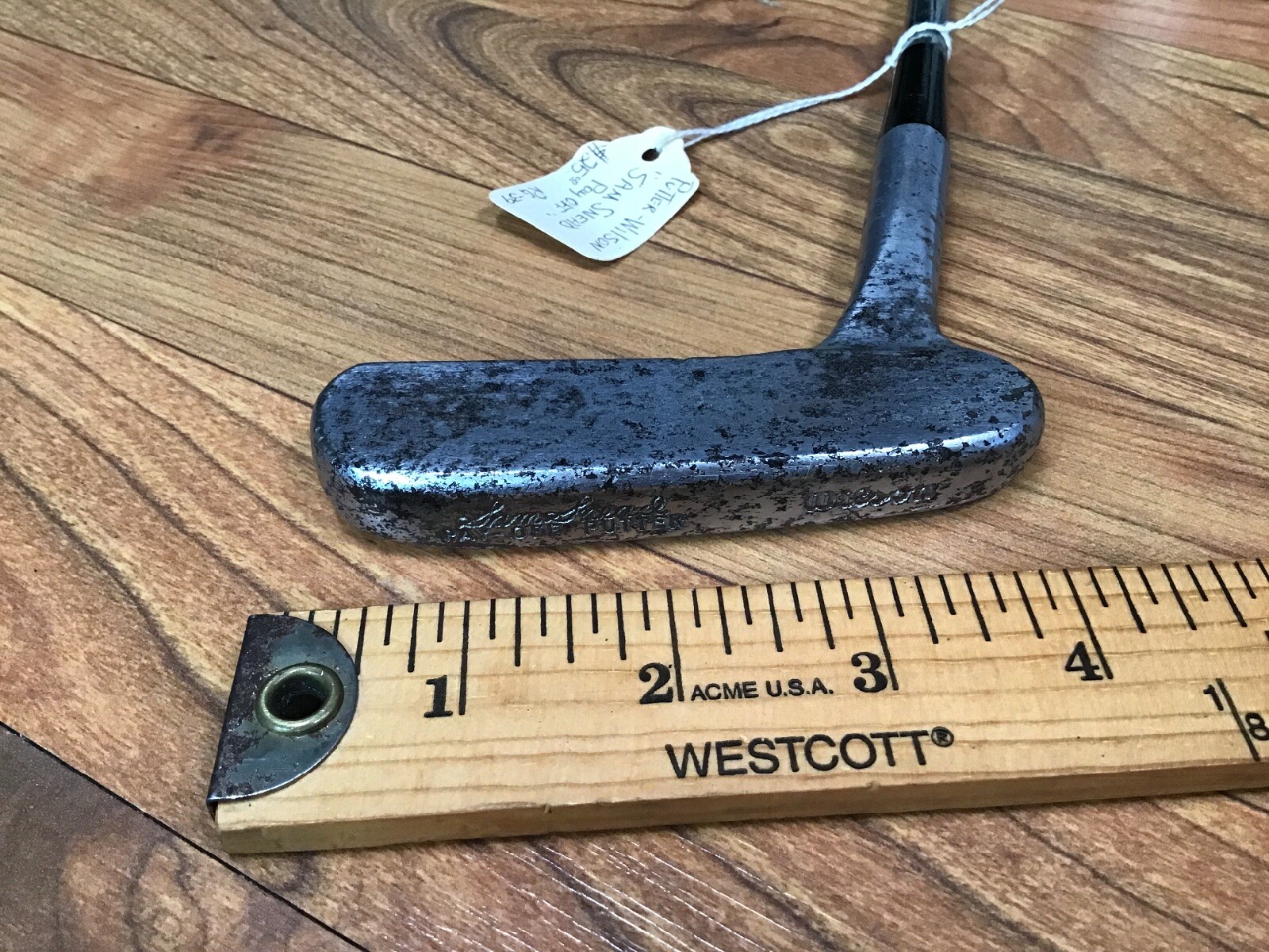 Wilson Vintage Sam Snead Pay Off Putter RH 36” Original Shaft & Leather ...