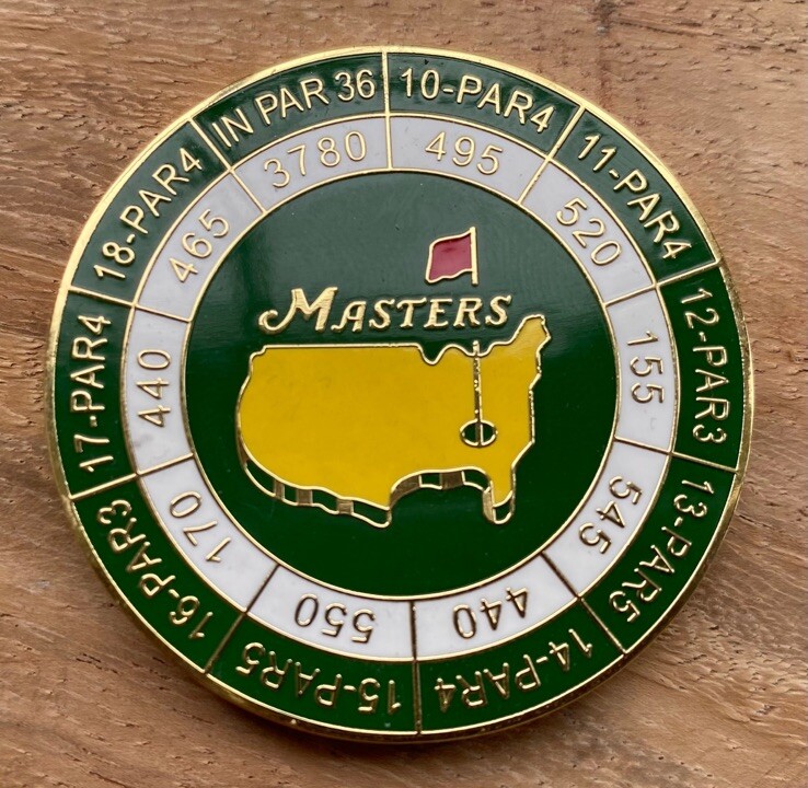 2024 Masters Tournament Coin and Magnetic Ball Marker Augusta National ...