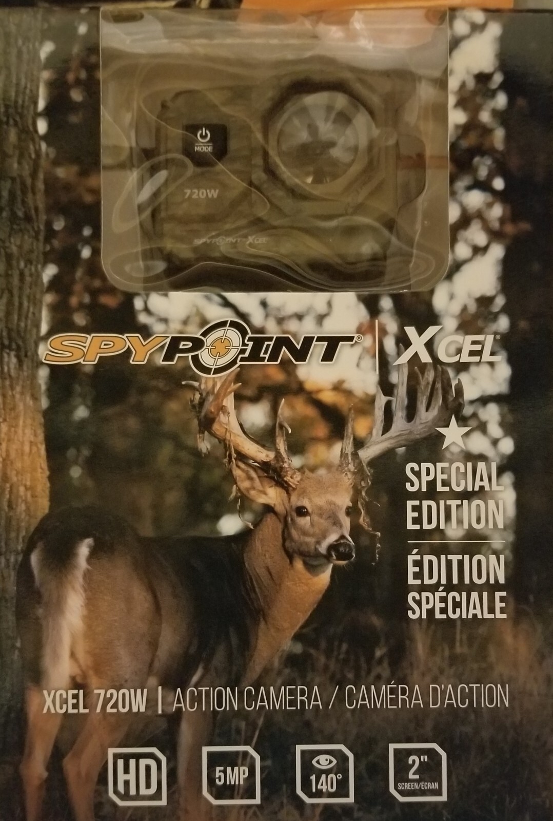 SPYPOINT Xcel 720w Special Edition 5mp HD Action Camera for sale online ...