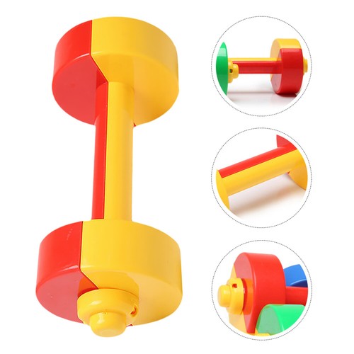 1 Pair Plastic Dumbbells Ergonomic Children Sports Fitness Barbells ...