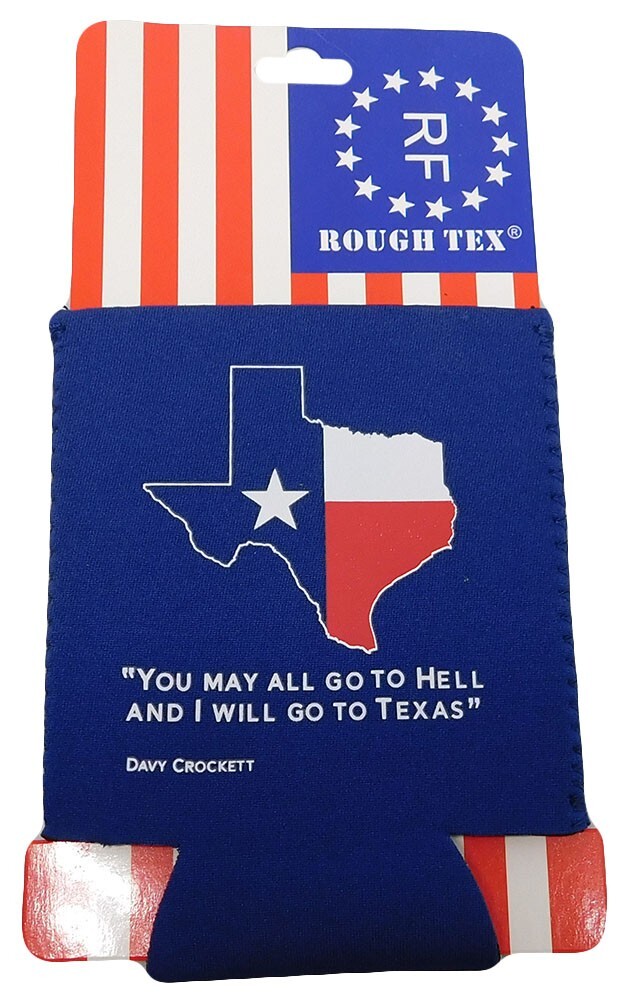 Texas Map "You May All Go To Hell And I Will Go To Texas" Insulated Can ...