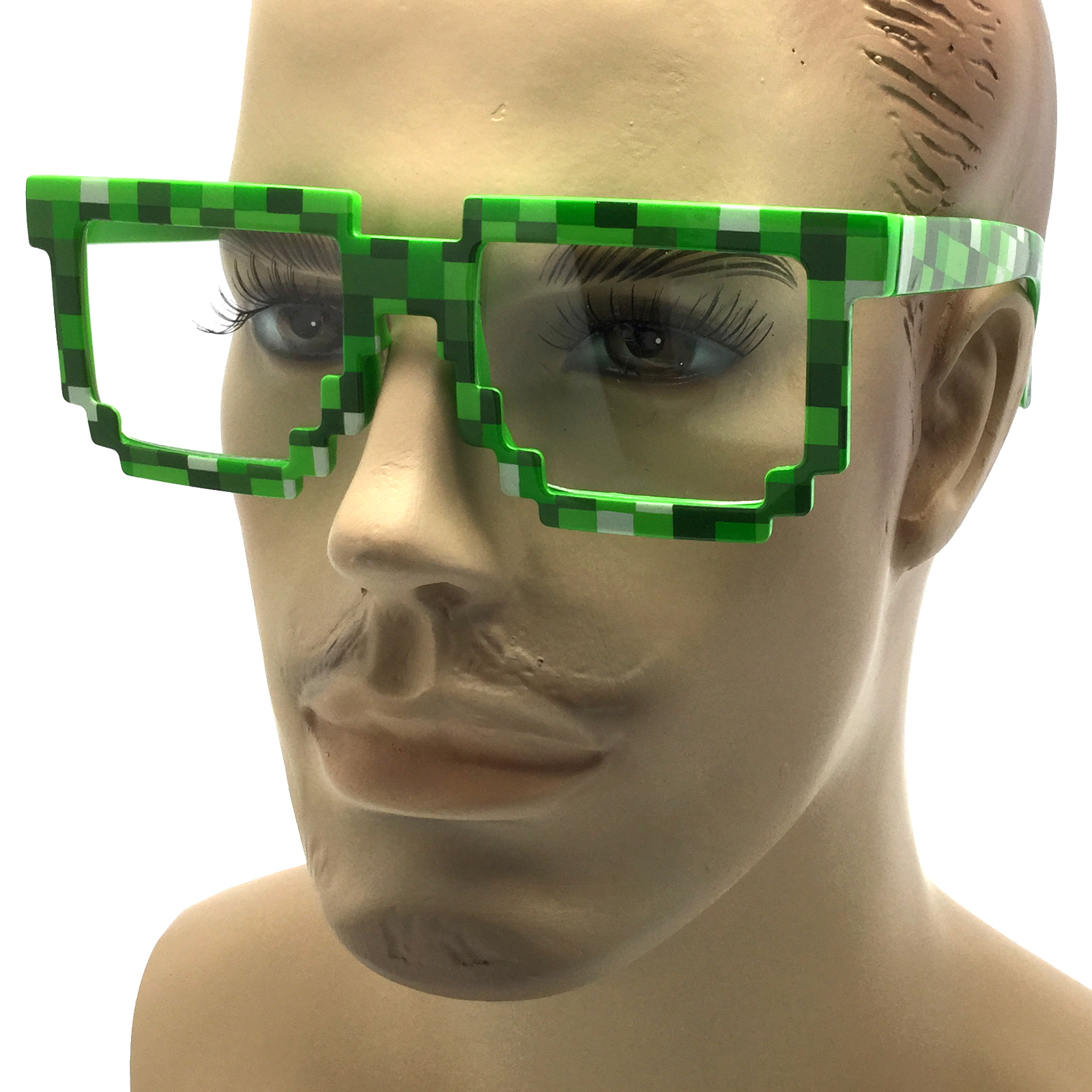 Block Sunglasses Pixelated 8-Bit Party Favor Costume Accessories Nerd ...