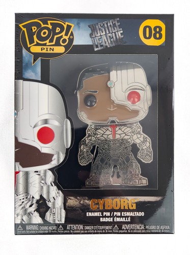Cyborg Funko Pop large display Enamel Pin Pinbacks | eBay