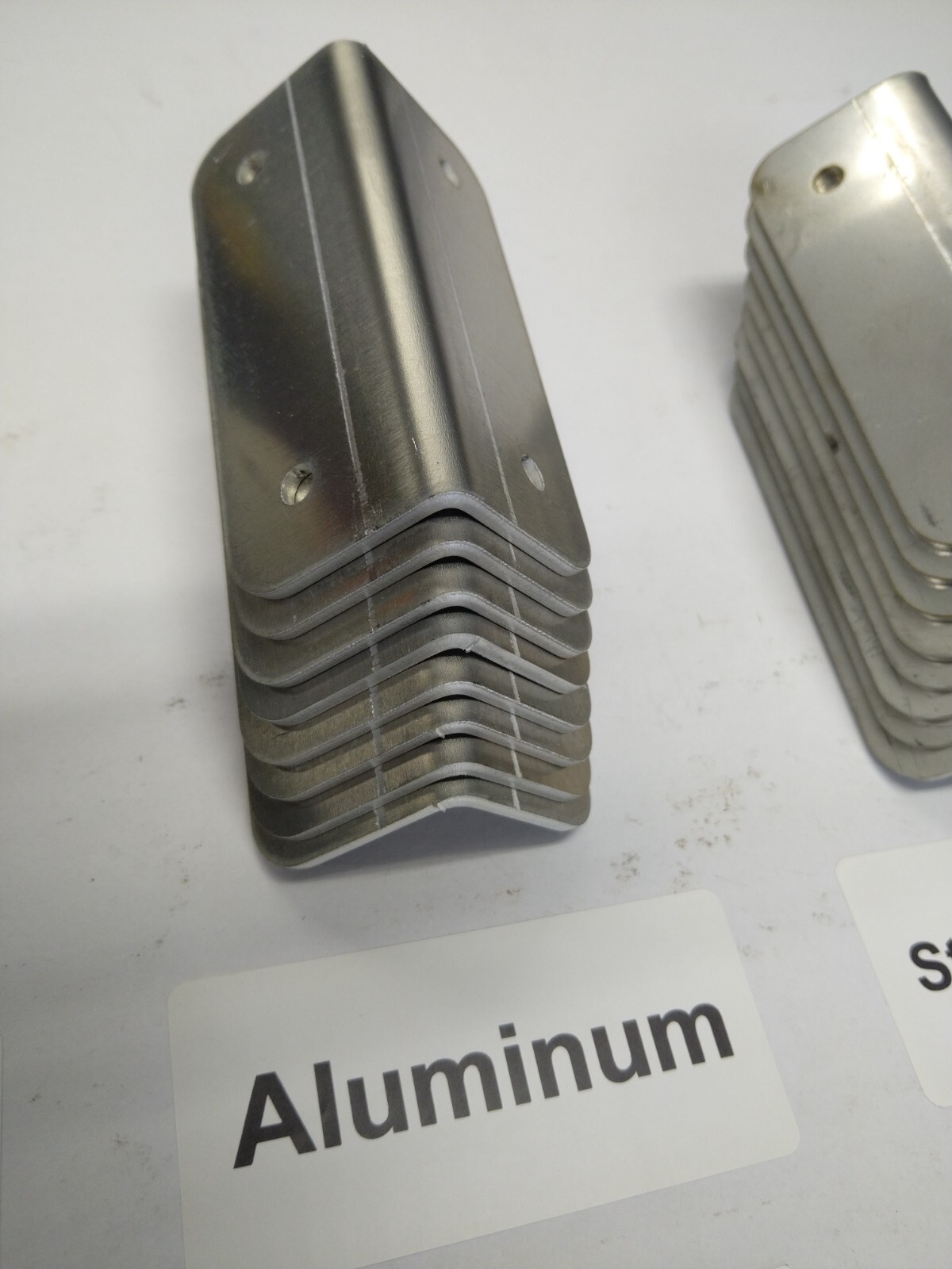 ALUMINIUM ANGLE STAINLESS STEEL FIXING BRACKETS 100MM 40MM BRACES 3MM ...