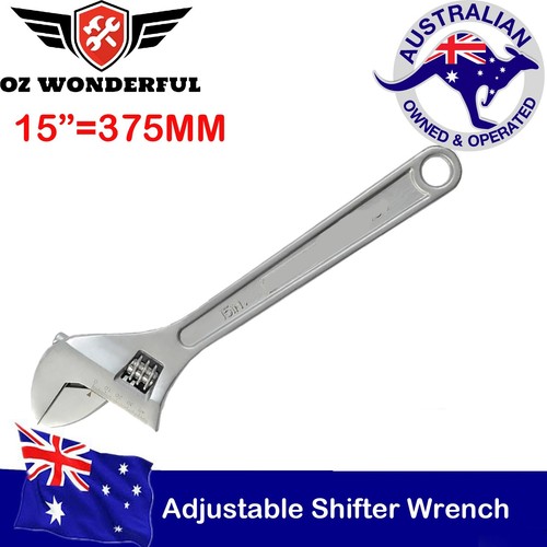 15" 375mm shifter spanner Adjustable Wrench Heavy Duty Drop Forged ...
