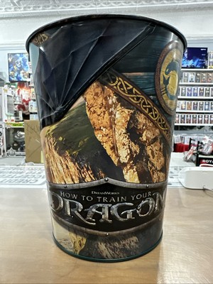 HOW TO TRAIN YOUR DRAGON Toothless POPCORN BUCKET Movie Exclusive TIN ...