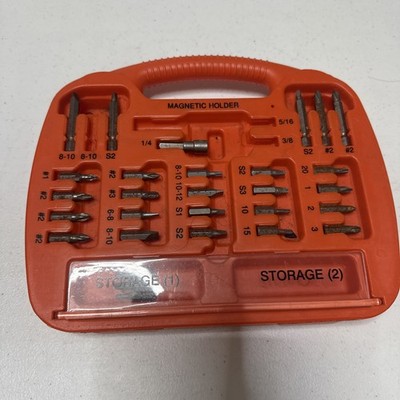29 Pc Black & Decker Screwdriving Screwdriver set ~ Star Phillips ...