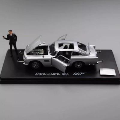 XiaoGuang 1/43 Scale Aston Martin DB5 007 Elite Model Diecast Car 10CM ...
