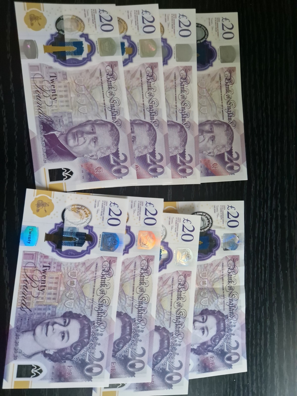 Replica Money Bank Notes UK Pounds, Cash, 4 Photos for Movies and ...