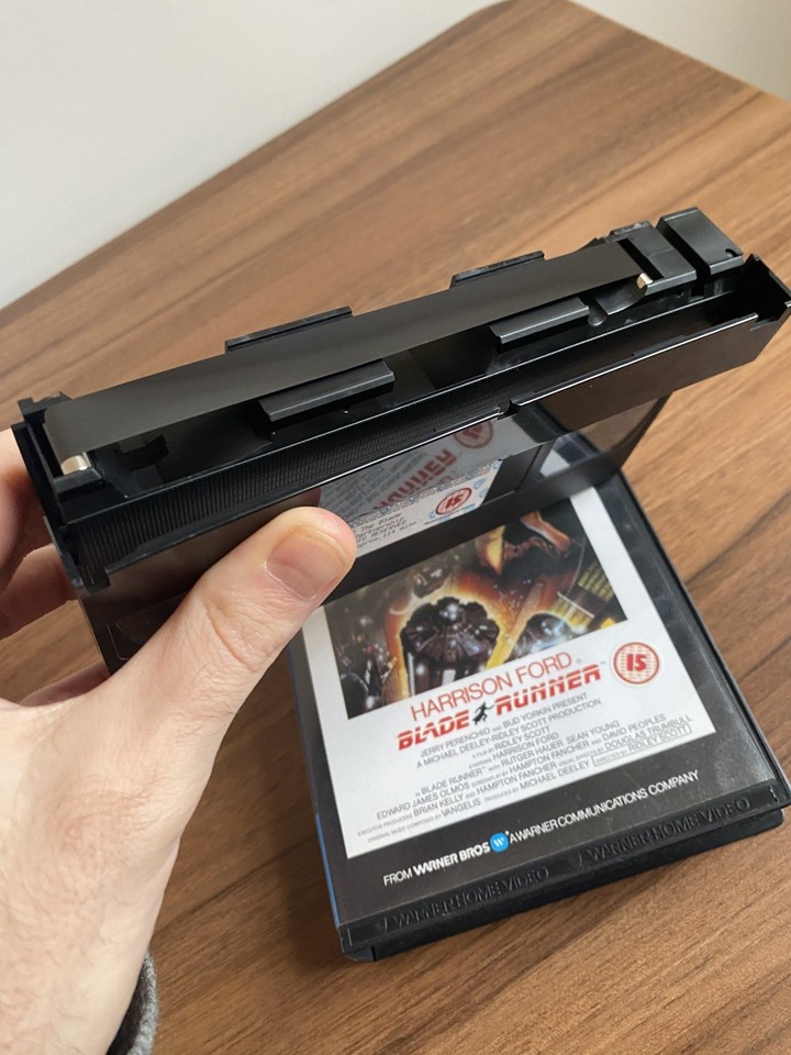 📼 Blade Runner VHS, 1982 - Warner Pre Cert Big Box Rental, VGC+ | eBay UK