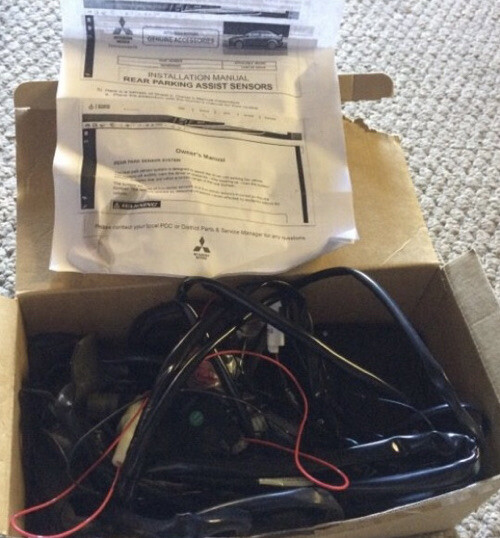 2008-2013 mitsubishi lancer rear park system sensors and wires one ...