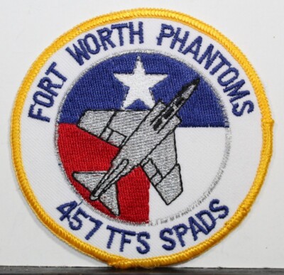 US Air Force 457th Tactical Fighter Squadron Full Color Insignia Badge ...