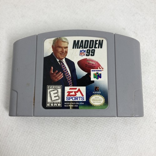 Madden 99 Football Nintendo 64 N64 OEM Official Original Authentic ...