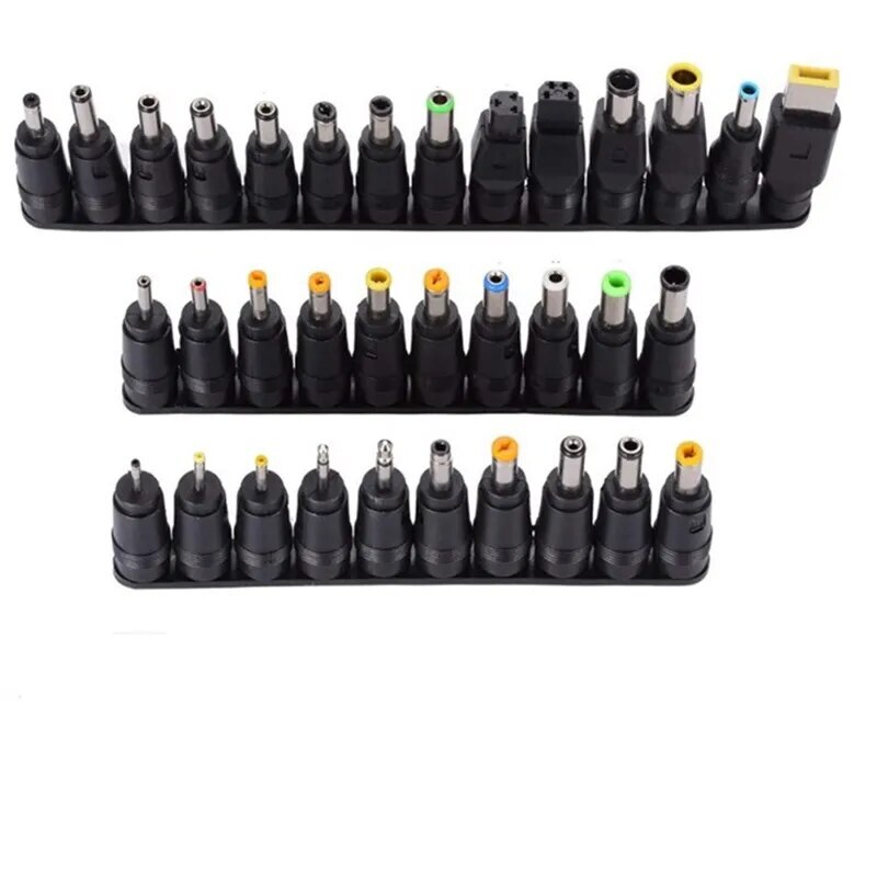 34PCS/8PCS Universal 5.5mmx2.1mm DC AC Power Adapter Tips Connector ...