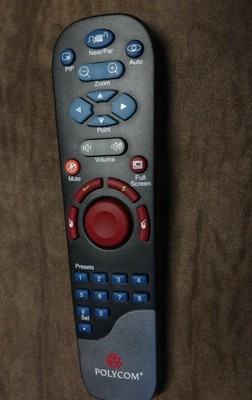 OEM Genuine POLYCOM Remote Control Video Excellent Clean Condition ...