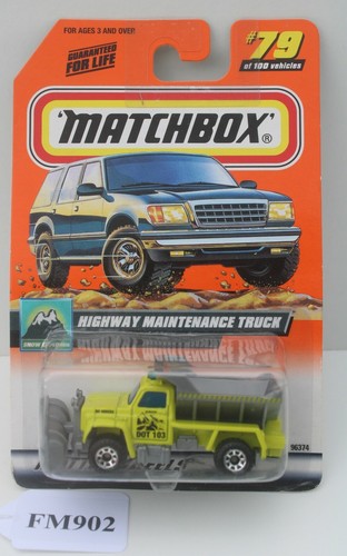 Matchbox Snow Explorer Highway Maintenance Truck Yellow #79 ...