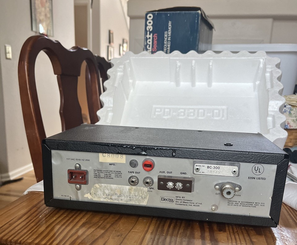 VINTAGE BEARCAT 300 SCANNER W/ BOX | eBay