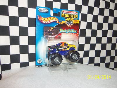 Hot Wheels: Monster Jam, BLACK STALLION,AIRBORNE RANGER,2 trucks ...