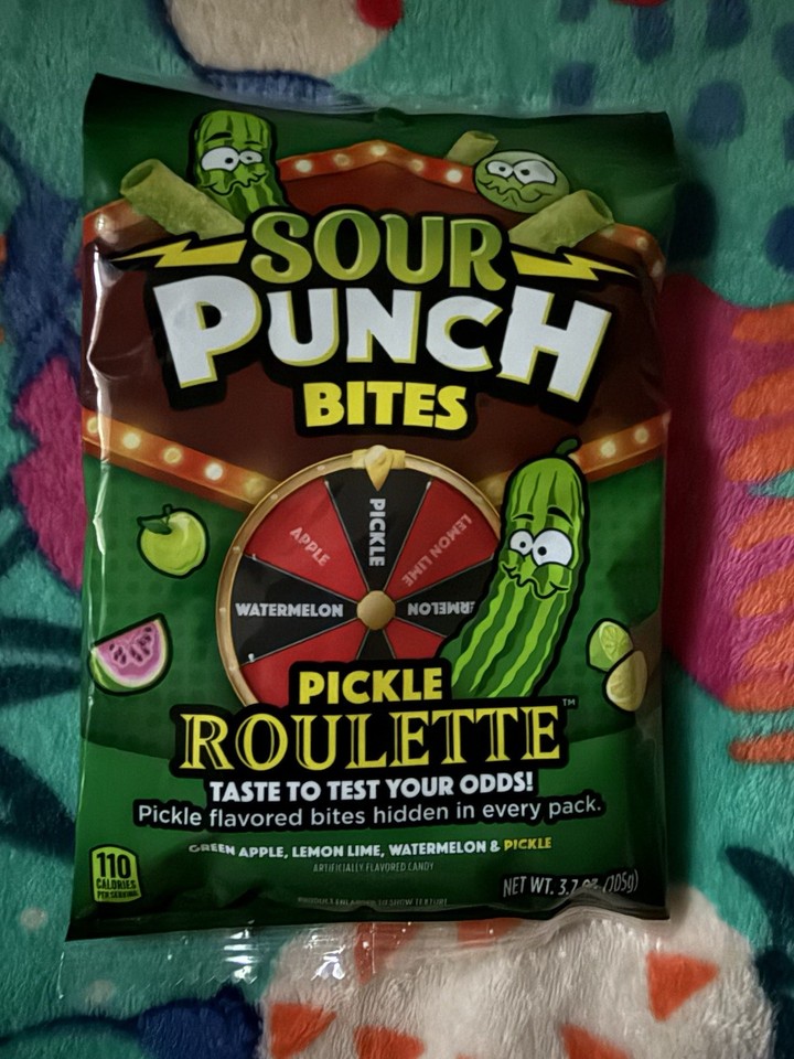 1x Dum Dums Flavor Vault Pickle Lollipops 3.5oz 1x Sour Punch Pickle ...