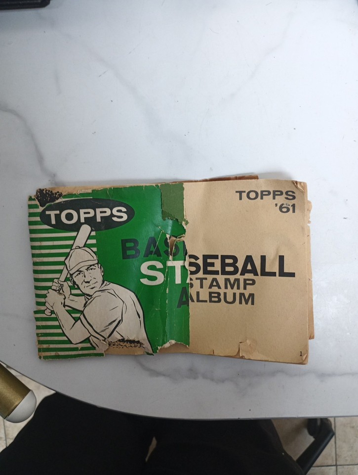Topps 1961 Baseball Stamp Book With 58 Different Players Collected | eBay