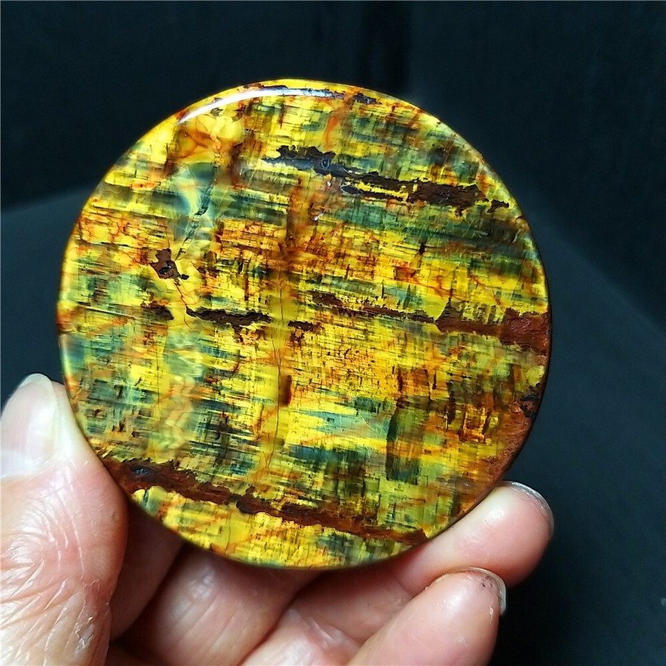 Rare 44.6G Natural Rare Beautiful Namibia " Pietersite" Gemstone ...
