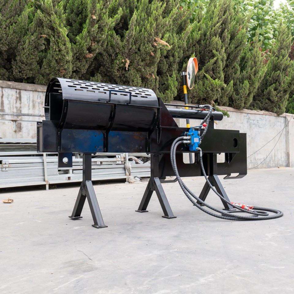 Skid Steer Automatic Log Wood Splitter Hydraulic Attachment Bobcat CASE ...