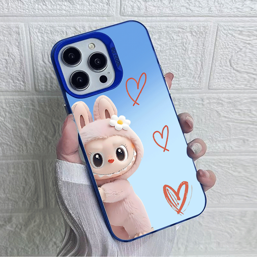 Cute Peek Out Labubu Phone Case For iPhone 11 12 13 14 Plus 15 16 Pro ...