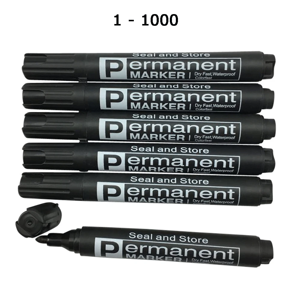 Permanent Markers Black