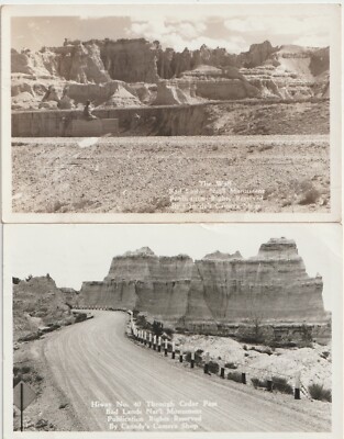 RPPC Badlands National Monument (Lot of 2) Postcards The Wolf & Cedar ...