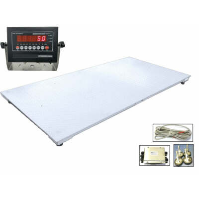 5-Year Warranty Warehouse Pallet Scale 48” x 72” Industrial Floor Scale ...