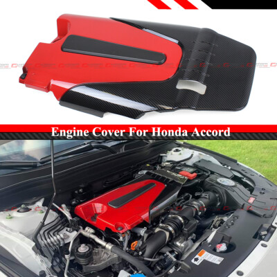 FOR 18-2022 10TH GEN HONDA ACCORD 1.5T RED BLACK TYPE-R STYLE ENGINE ...