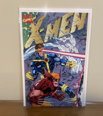 X-Men 1 Special Collectors Edition Marvel Comics 1991 Gatefold Fold-out ...