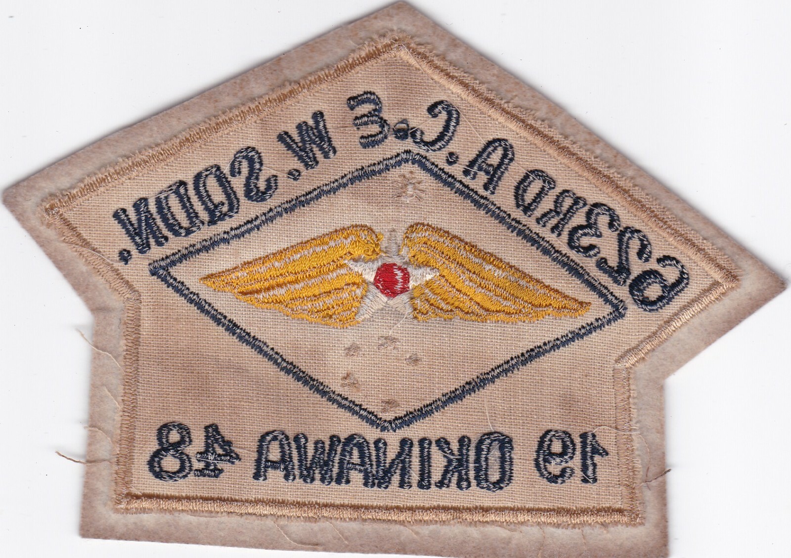USAF 623rd AC&W Squadron Okinawa Japan Remake Felt Patch 1 | eBay