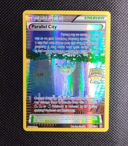 Parallel City Staff City Championships 145/162 League Promos Nintendo ...