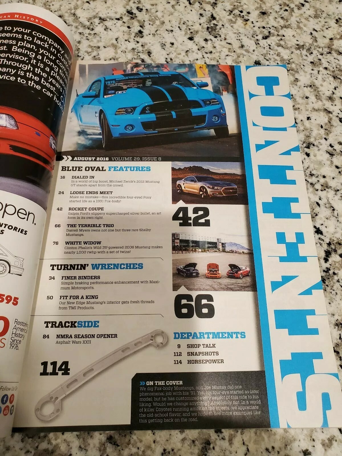 Muscle mustangs fast fords magazine ( Aug 2016 Original Print ) | eBay