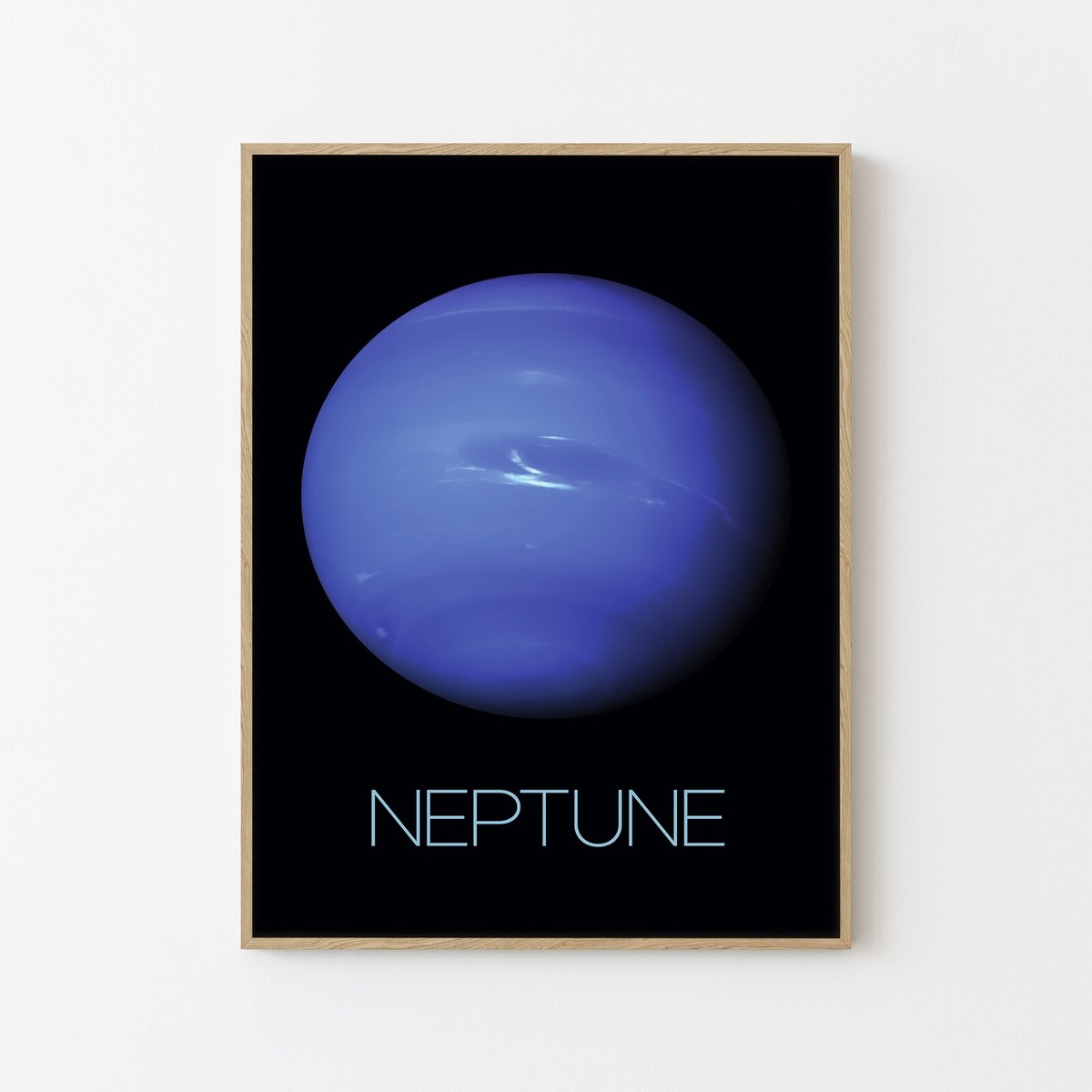 Planet Neptune Painting The Neptune Planet In The Milky Way, Creative