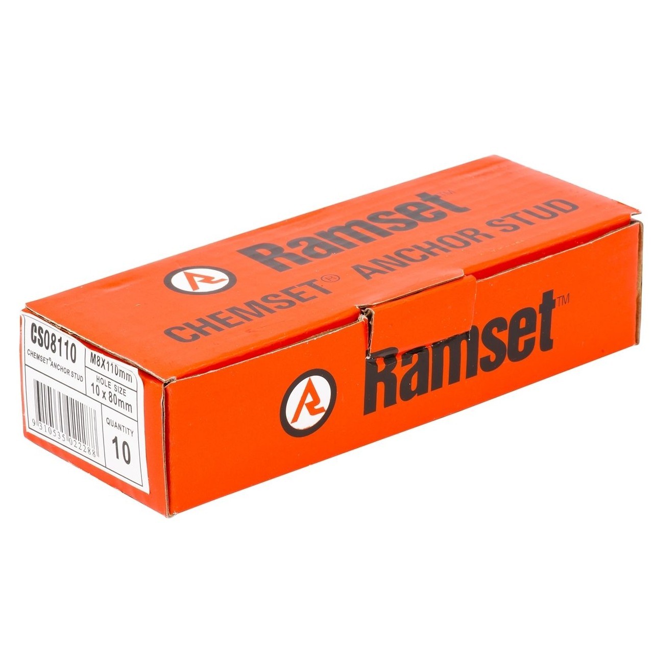 Ramset ChemSet ANCHOR STUD 10Pcs - M8x110mm, M10x130mm, M12x160mm Or ...