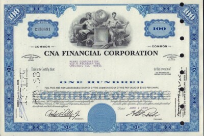 CNA FINANCIAL CORPORATION ( Insurance ) Chicago IL issued to Miami ...