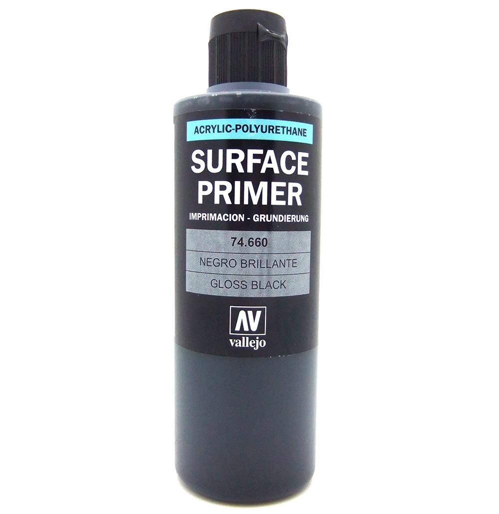 (VAL74660) - Metal Color - Gloss Black Primer 200ml | eBay