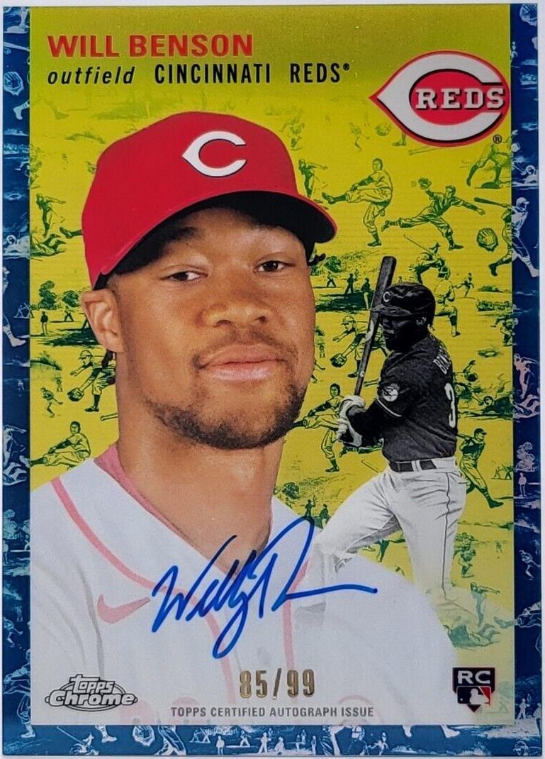 2023 Topps Chrome Platinum Anniversary - Autographs Will Benson #CPA ...